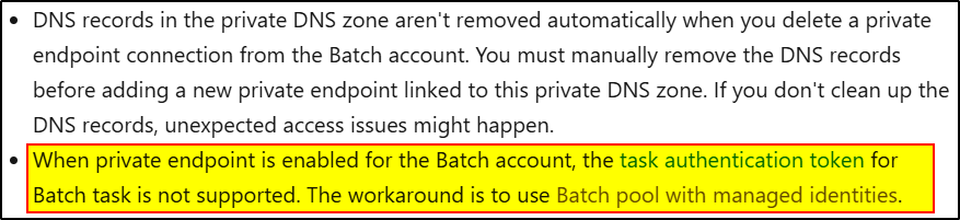 Azure Data Factory (ADF) Managed Batch Account Endpoint issues ...