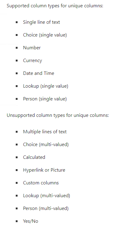 I can't add a people type column from an external Microsoft list. - Microsoft Q&A