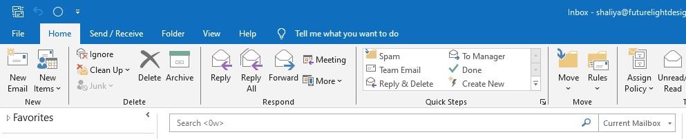 Outlook has changed various items on my layout and I can't change it ...