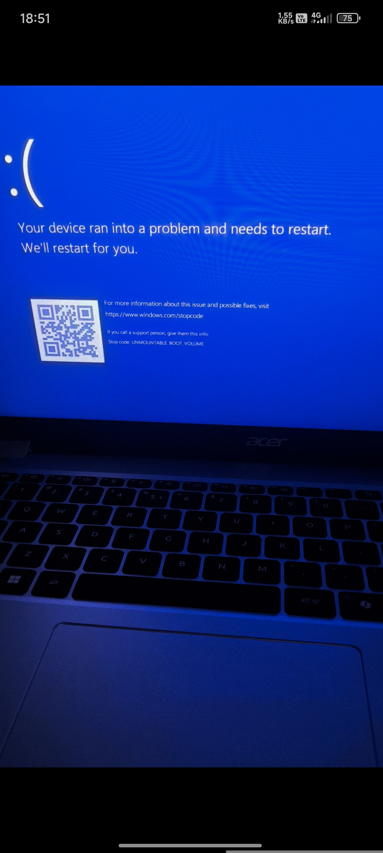 How to fix unmountable boot volume?!! - Microsoft Q&A