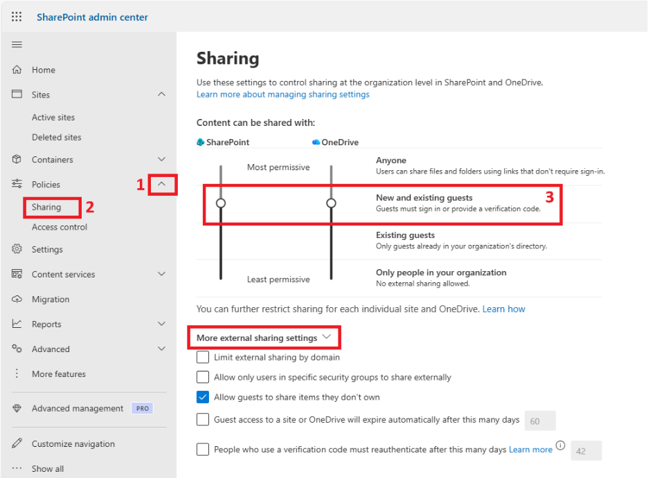I am using sharepoint with an client who is not part of my company. I want to have them access ...