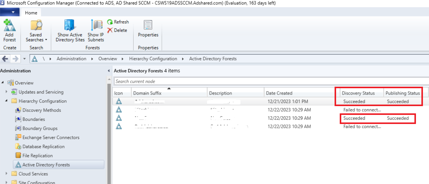 Want to add another domain in the SCCM - Microsoft Q&A
