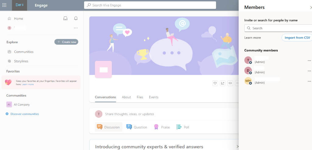 How to find out who has created a Viva Engage Community Group - Microsoft Q&A