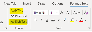 use highlighter in Outlook - Microsoft Q&A