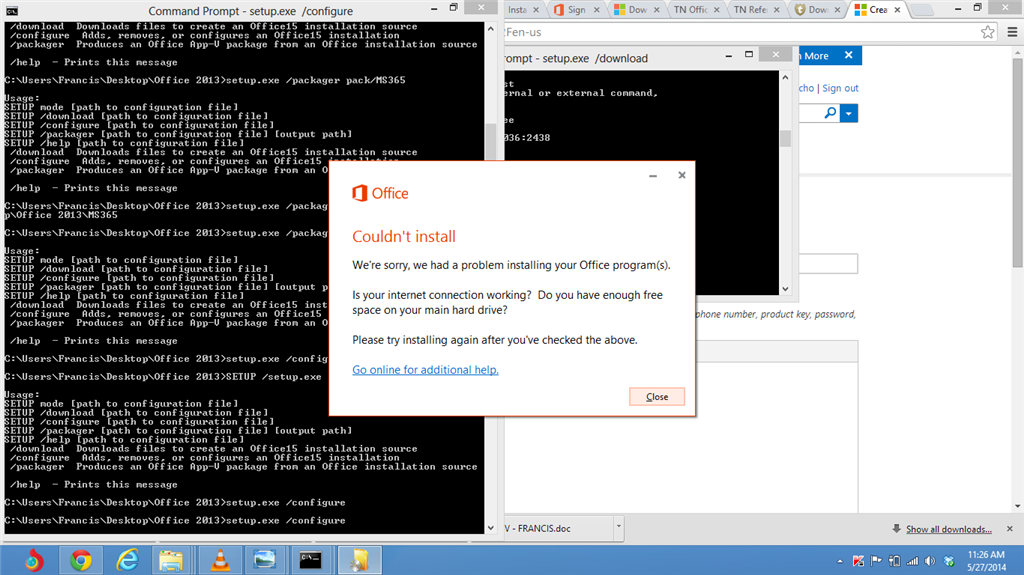 Office 365 Couldn't Install - Microsoft Q&A