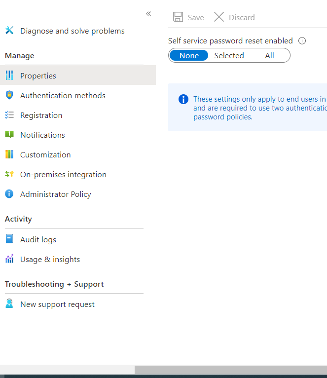 Programmatically Disabling Self Service Password Reset Sspr For All Users Microsoft Qanda