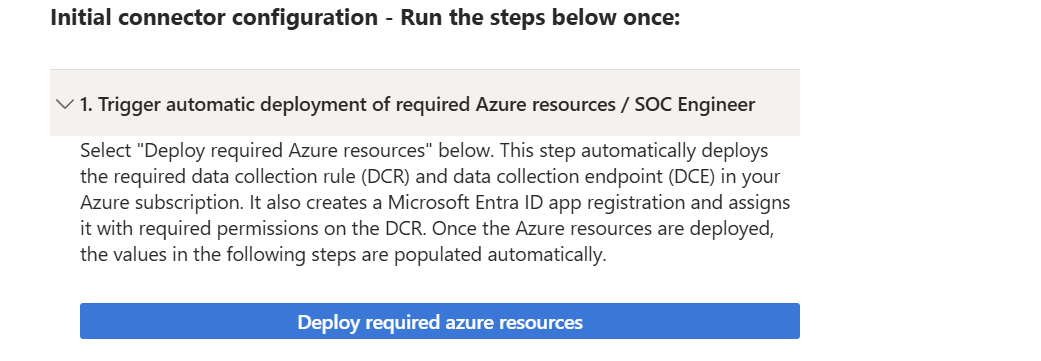 SAP Sentinel Solution Agentless Connector - Initial connector ...