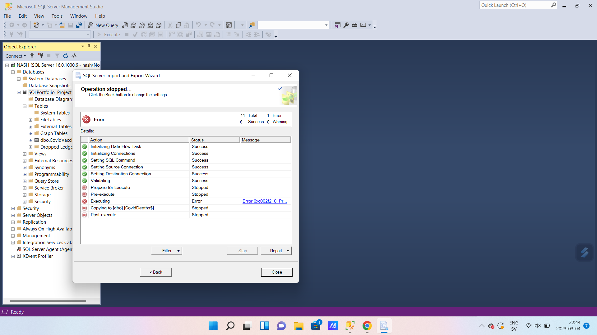 problem with importing excel file on SSMS - Microsoft Q&A problem with importing excel file on SSMS - Microsoft Q&A