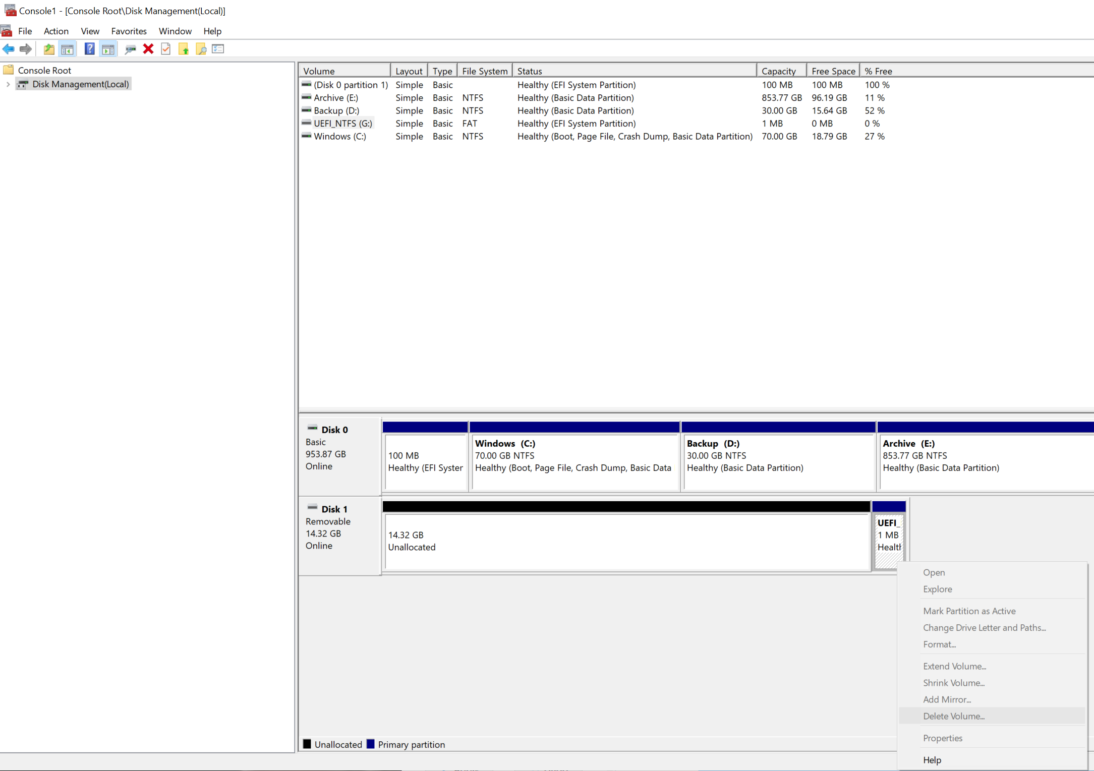 MMC Disk Management Bug? - Microsoft Q&A
