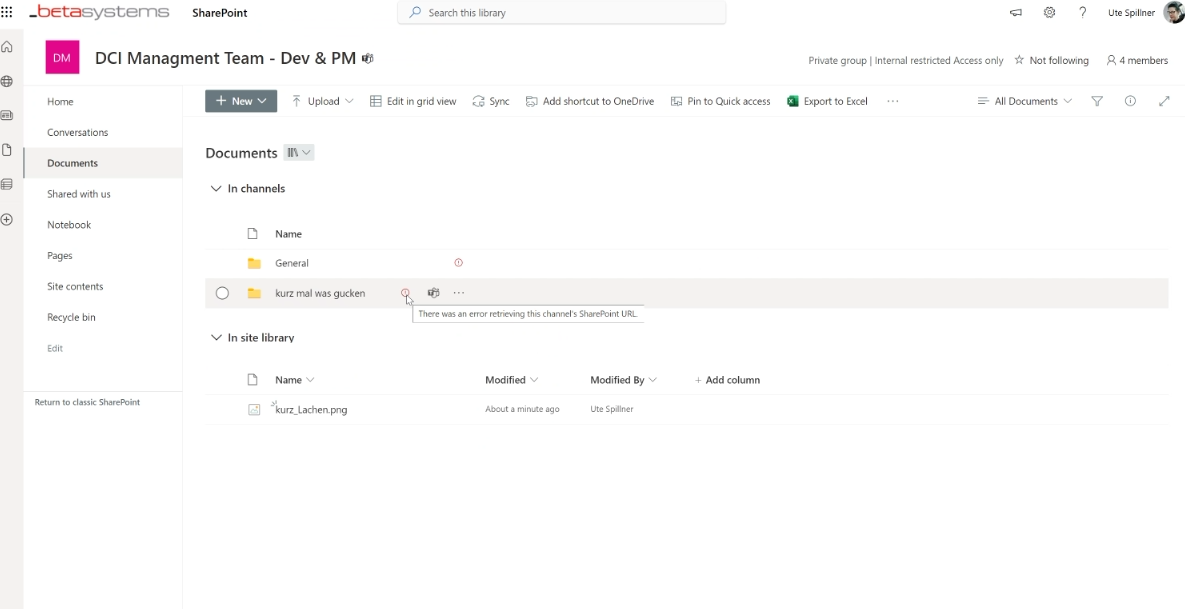 Sharepoint URL error - Microsoft Q&A