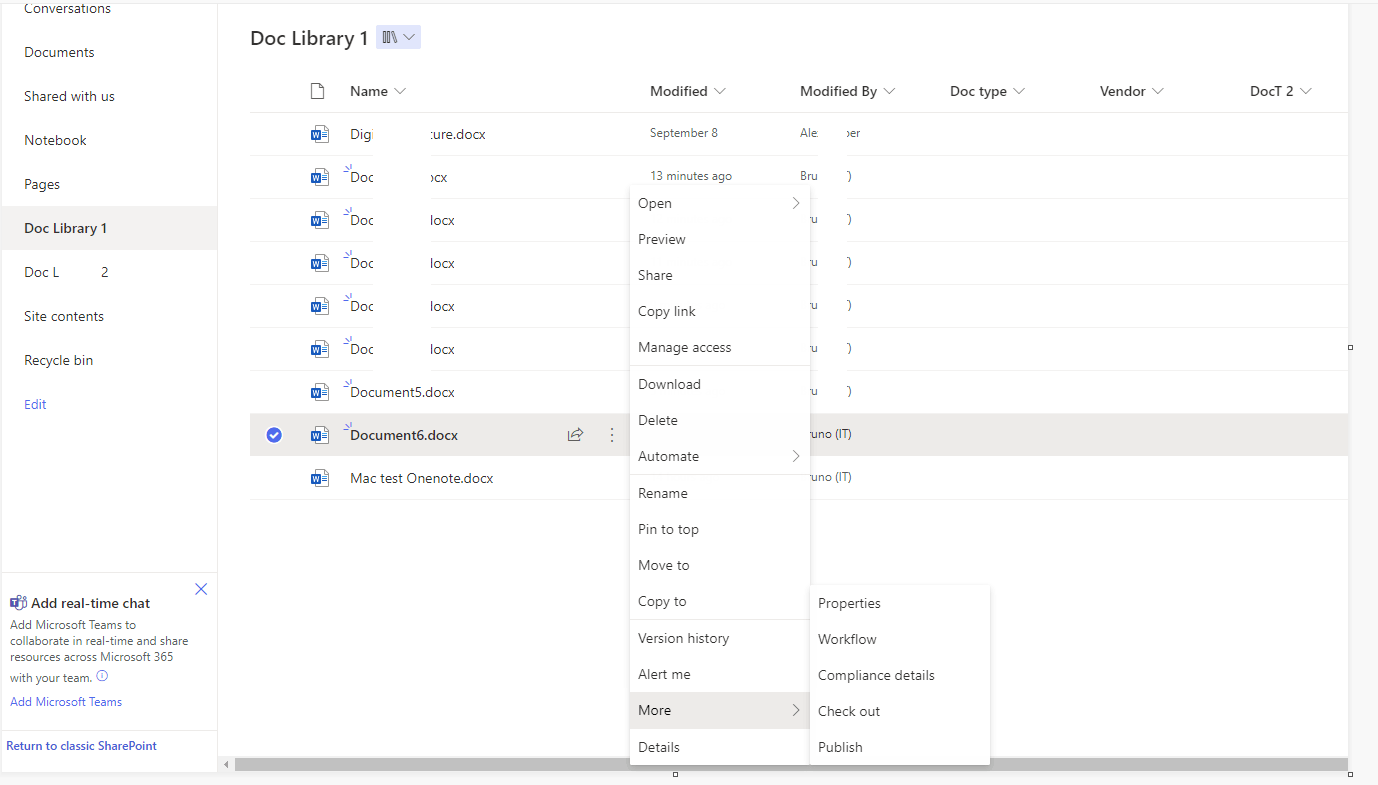 Don't have publish command in the ellipsis menu of a file in SharePoint ...