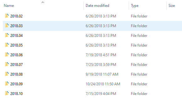 File Explorer Details Layout - Extra White Space - Microsoft Q&A
