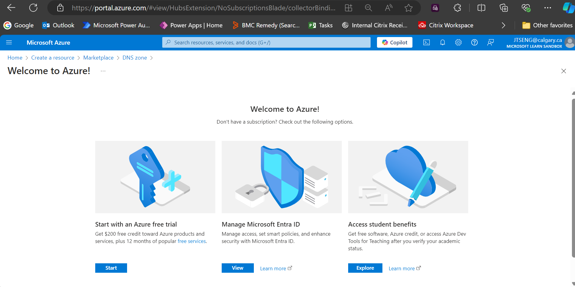 I Dont See The Resource Group In The Lab For Dns Alias In Azure Portal After I Run The Scripts