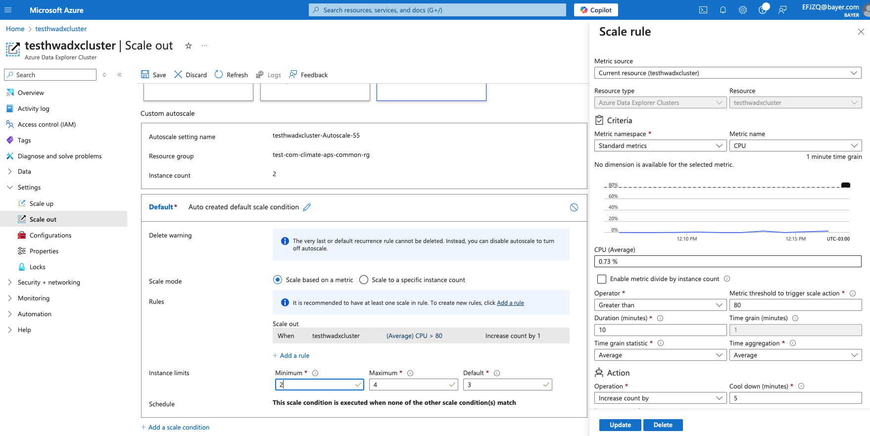 Data Explorer scale out issue - Microsoft Q&A