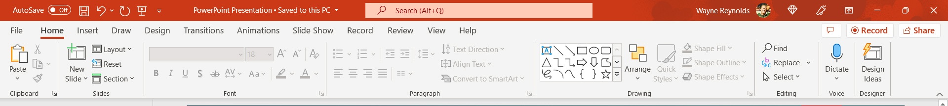 Home Font ribbons greyed out in PowerPoint - Microsoft Q&A