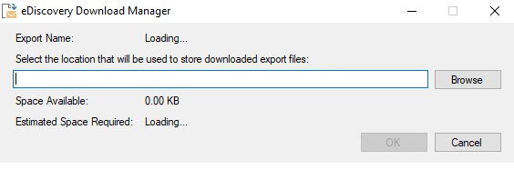 SharePoint Server 2019 eDiscovery Download Manager Error - Can't Download Results or Download ...