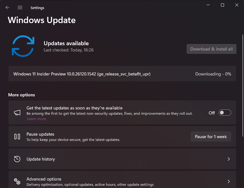 Windows 11 Insider Preview 10.0.26120.1542 (ge_release_svc_betaflt_upr ...
