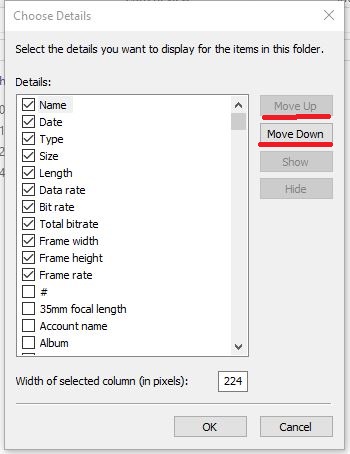 How to Set File Explorer Details Columns for File Types - Microsoft Q&A