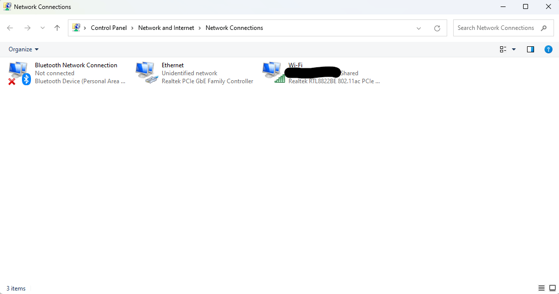 Unable to get Wi-fi sharing through ethernet on windows 10 PC ...