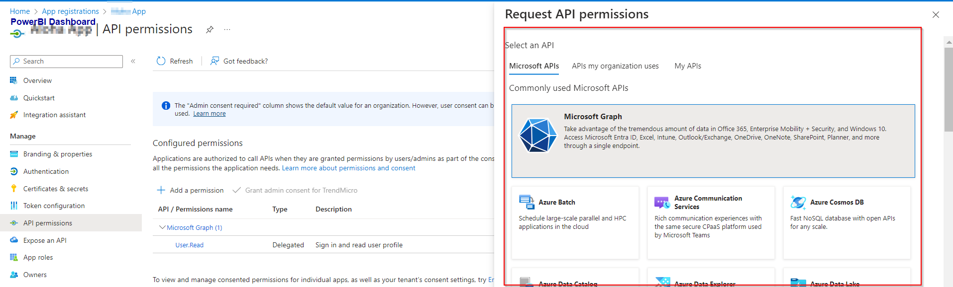 How to grant Azure API Management REST API permission for Power BI use ... How to grant Azure API Management REST API permission for Power BI use ...