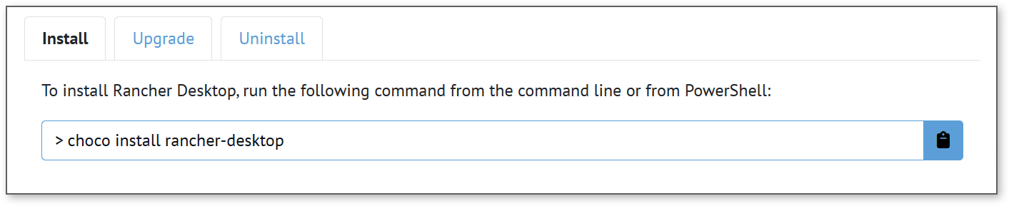 rancher-desktop - artifact installation failed - - Microsoft Q&A