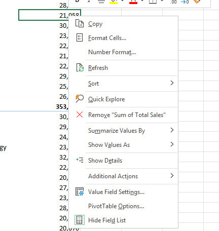 Quick Explore Tool in Excel - Microsoft Q&A