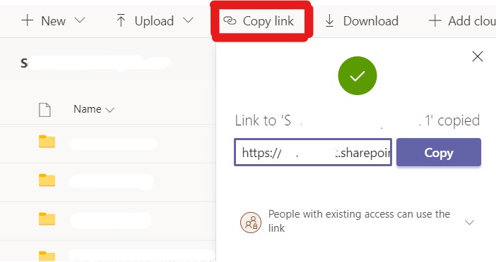 Unable to Copy Link from MS Teams, Getting SharePoint instead ...