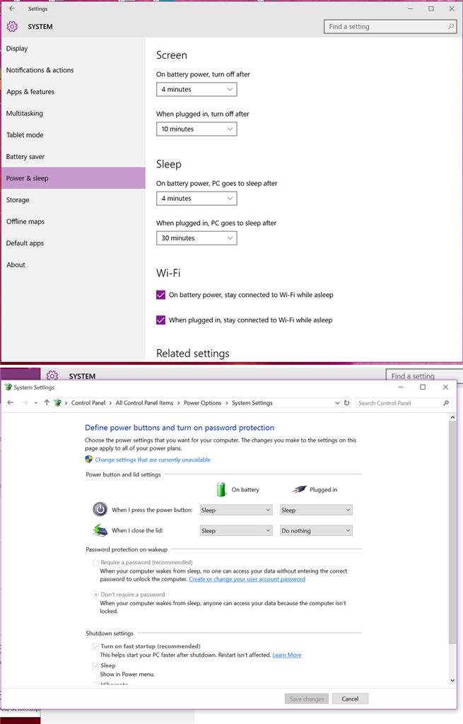 Windows 10 power saving sign in options - Microsoft Q&A