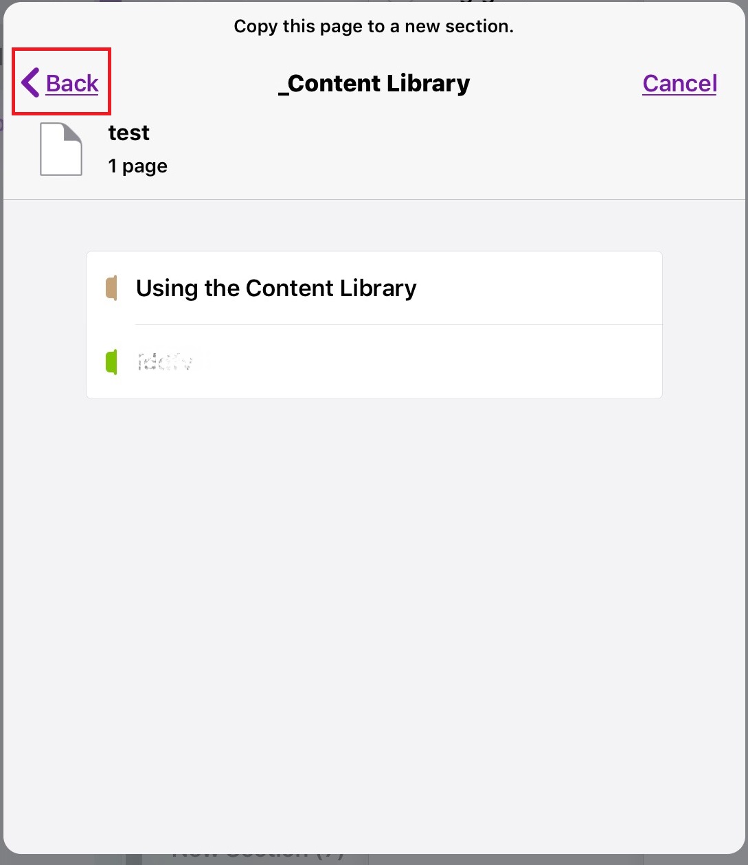 OneNote content library --> student notebook - Microsoft Q&A