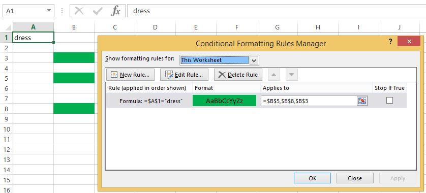 Excel - How to highlight a cell to indicate it needs populating if a certain value from a pick ...