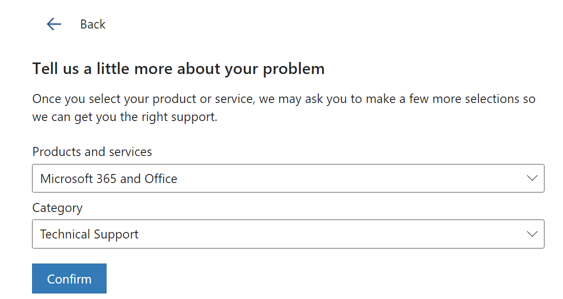Contact Support - Microsoft Q&A