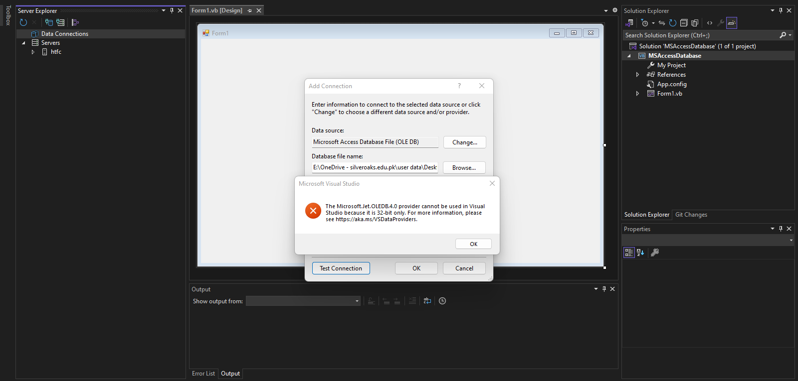 OLEDB 4.0 in VS - Microsoft Q&A