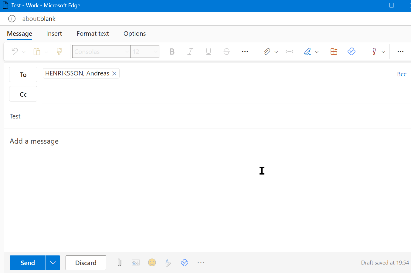 cannot paste via context menu or CTR+V in the latest outlook 365 ...