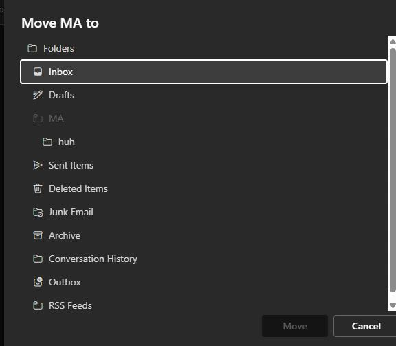 How to Move a label from "Search" back into Inbox - Microsoft Q&A