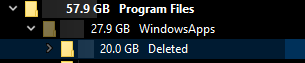 What is Program Files>WindowsApps>Deleted for? Can I get rid of it ...