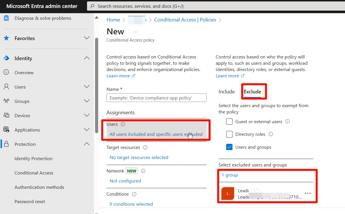 Overall block of integrated apps but allow certain users to access ...
