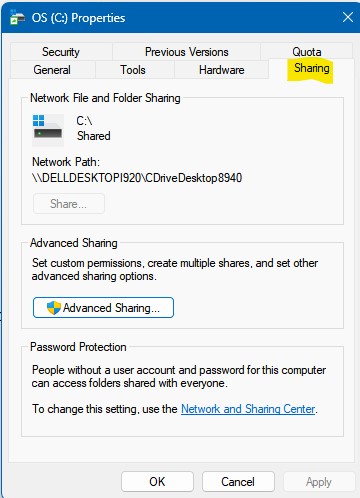 Need name and password to log into the workgroup that I set up at home ...