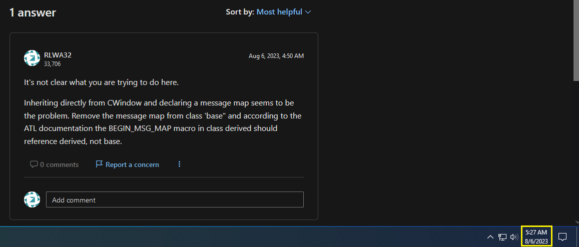 What happened to the Answer that I posted? - Microsoft Q&A