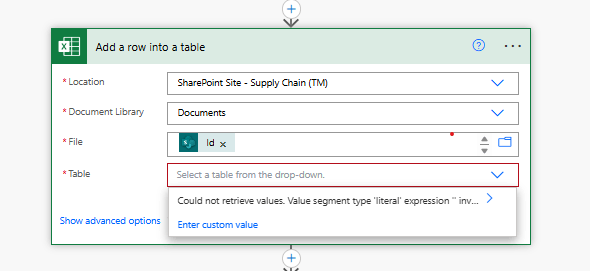 using automate to create a new excel document from a template to then ...