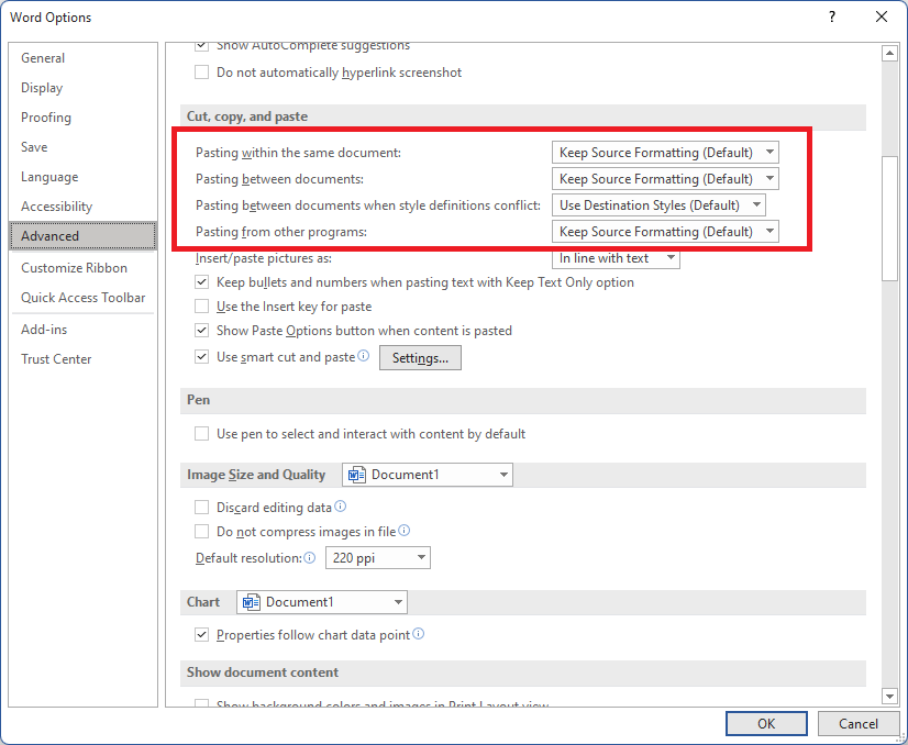Paste with "merge formatting" is unreliable - Microsoft Q&A