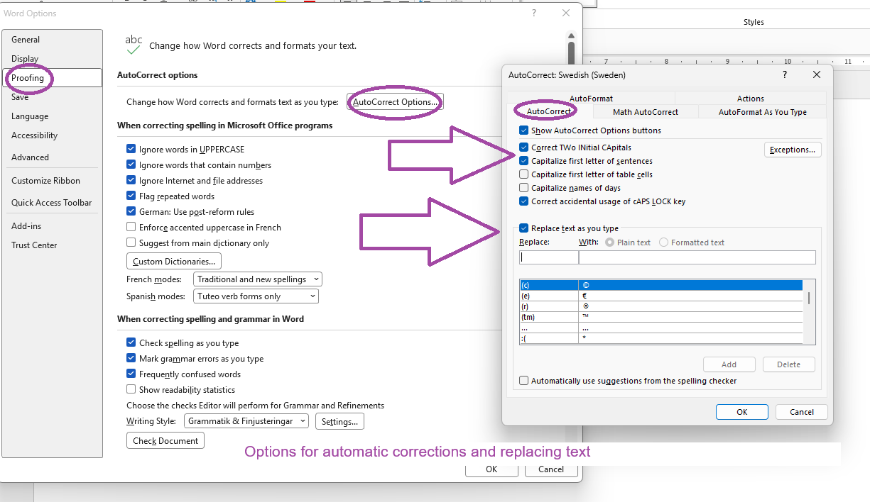 why does MS update change my option settings in Word - Microsoft Q&A