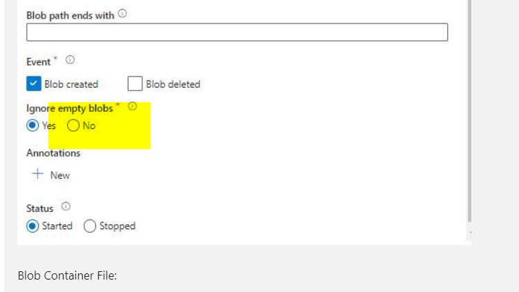 Azure Data Factory Is Not Firing The Trigger When I Create A Blob As Output From Etl Tool