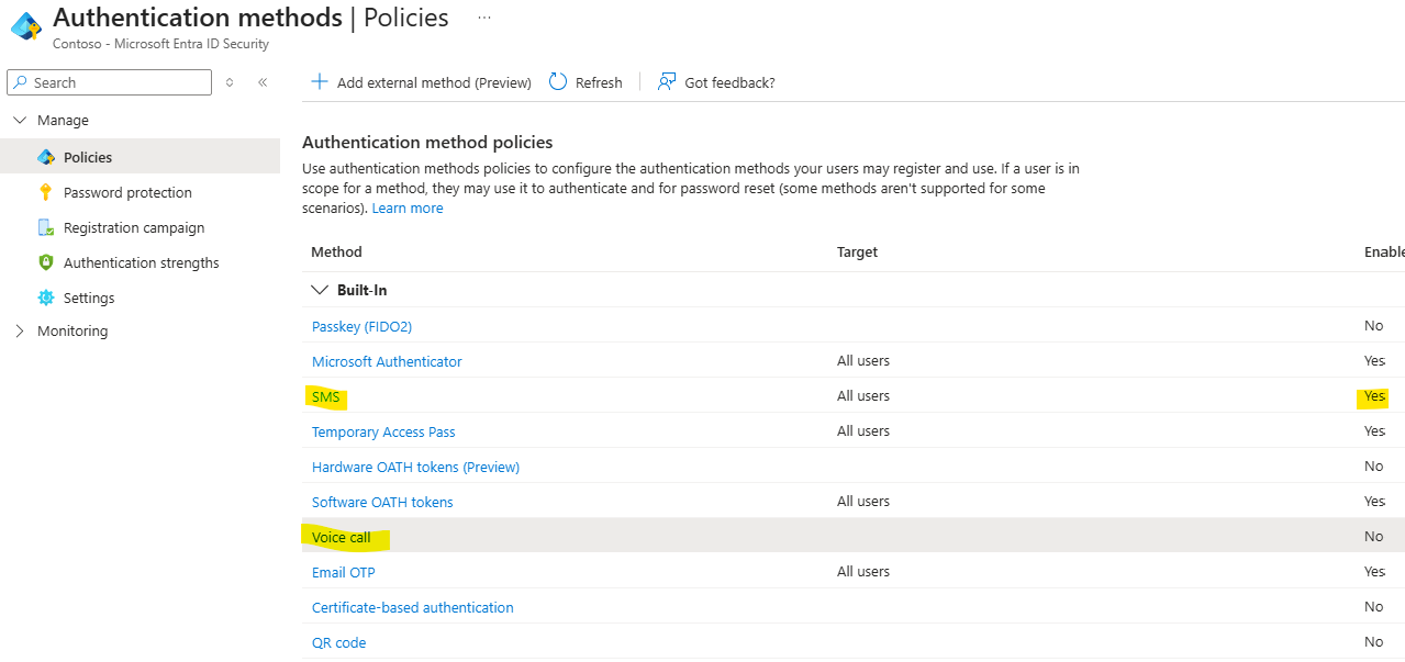 Will Phone Call/Text still be available for MFA in conditional access ...