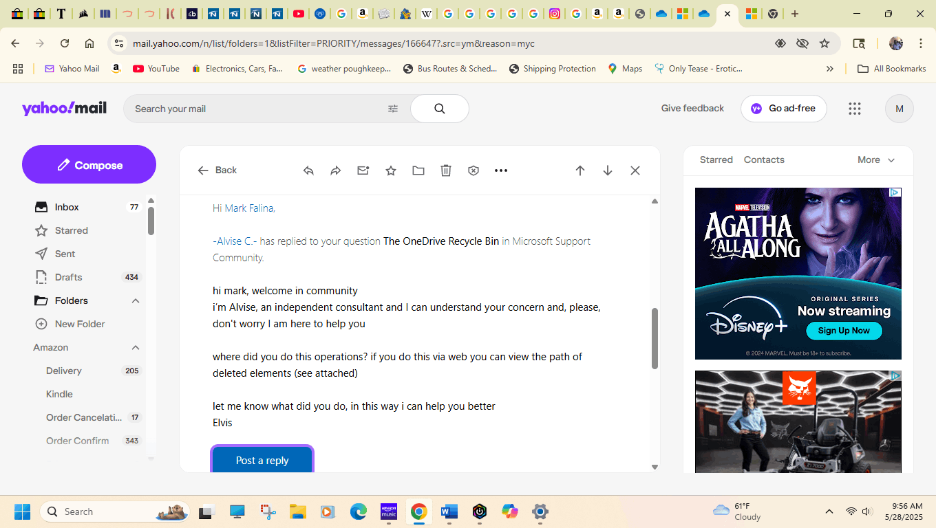 The OneDrive Recycle Bin - Microsoft Q&A