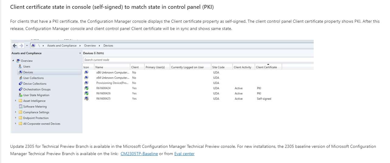 Devices in SCCM Console staying self-signed while its showing PKI on ... Devices in SCCM Console staying self-signed while its showing PKI on ...