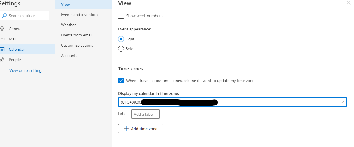 Outlook 365 - Can I change the time zone of one user? - Microsoft Q&A