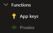 Cannot find functions option in the functions dropdown of the function app - Microsoft Q&A