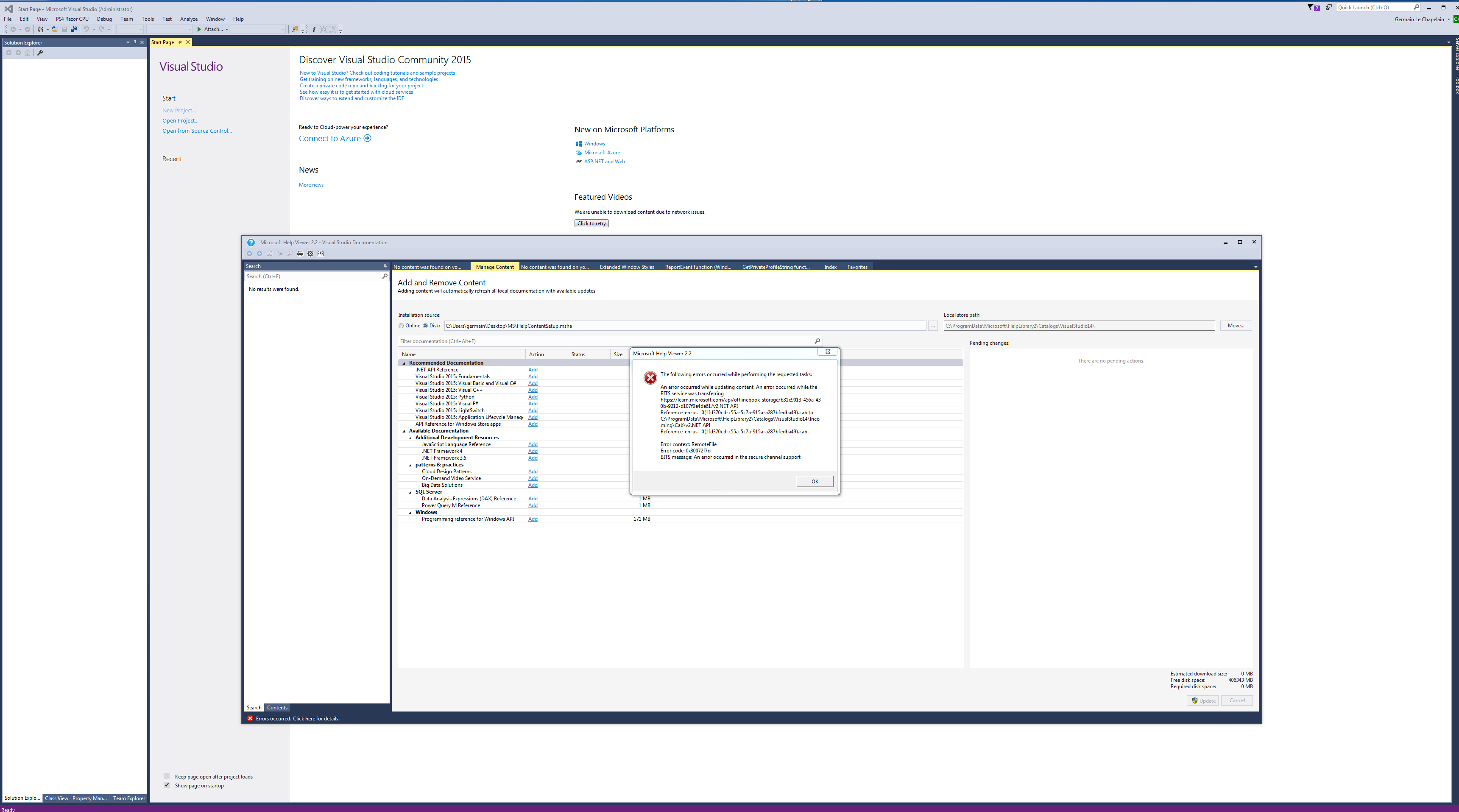Can you fix the help viewer ? - Microsoft Q&A
