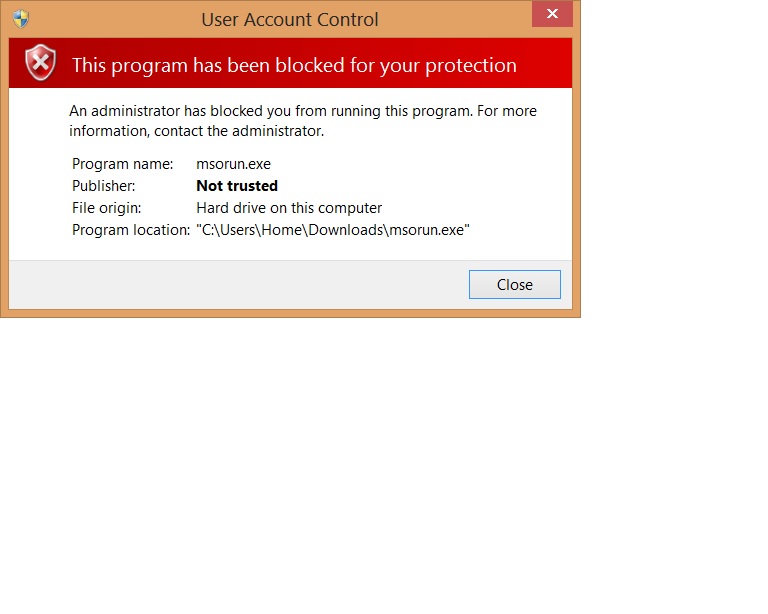 How to unblock an Application? - Microsoft Q&A