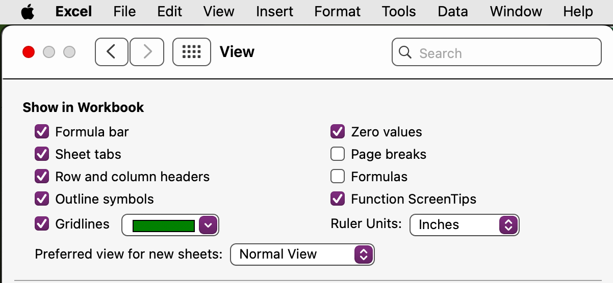 How do I get the Excel grid lines appear permanently? - Microsoft Q&A